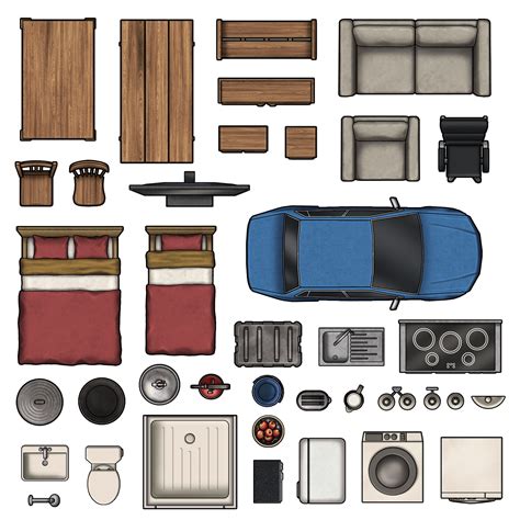 Tom Cartos Modern Battlemap Asset Gallery — Tom Cartos