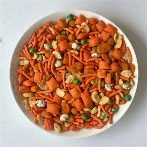 Hot Sale Asian Crackers Broad Beans Green Peas Coated Peanuts Mixed Oriental Snacks Beans