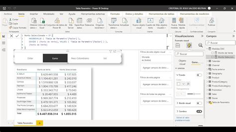 CREAR TABLA PARAMETRO EN POWER BI USANDO DAX YouTube
