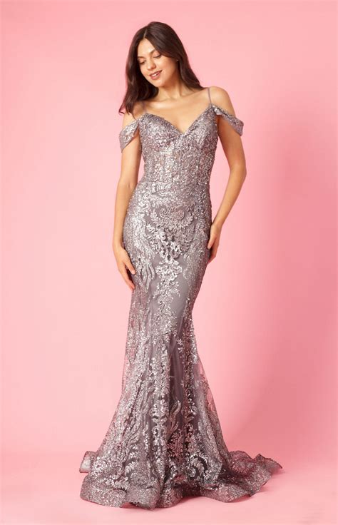 Emerald Green Dylan And Davids Dd1354 Off Shoulder Sequin Corset Formal