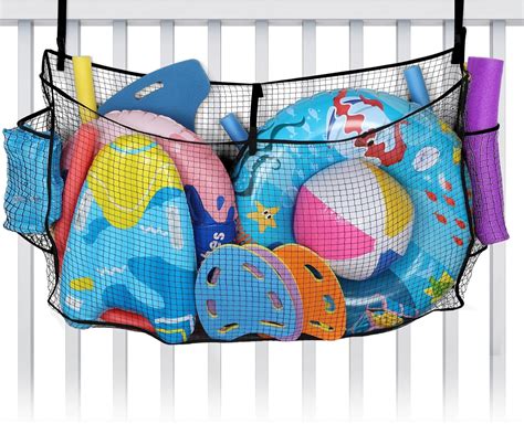 Large Pool Float Toy Storage Net 59 X118x335in Durable