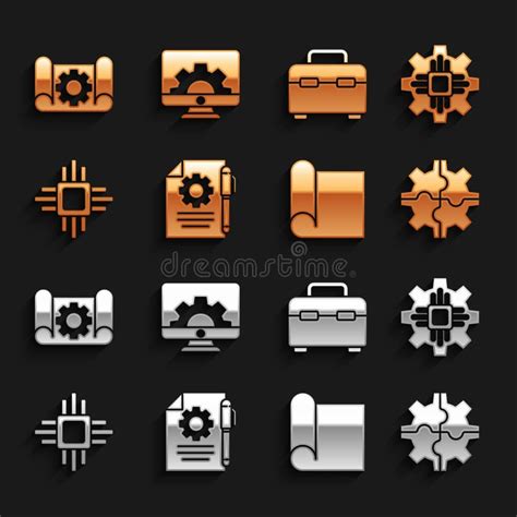 Set Document Settings And Pen Processor Gear Graphing Paper For