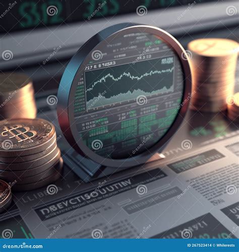 Crypto Currency Economy Newspaper Concept Futuristic Finance Digital