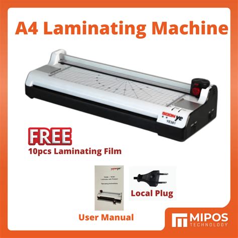 SoonYe Laminating Machine A3 A4 Photo Laminator A3 Laminator A4 Laminator MESIN LAMINATE