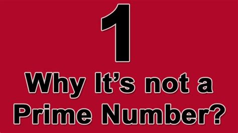 Why Isnt Prime Definition Math Facts Examples