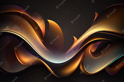 Premium Photo Abstract Colorful Glossy Wallpaper Whit Shiny Wavy