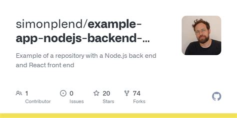 Github Simonplendexample App Nodejs Backend React Frontend Example