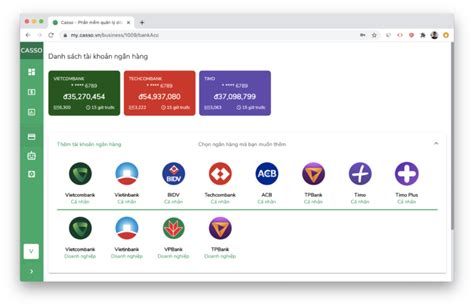 Công Nghệ Api Ngân Hàng Phần Mềm Báo Cáo Tài Chính Casso