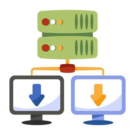 A Unique Design Icon Of Server Hosting 34464255 Vector Art At Vecteezy