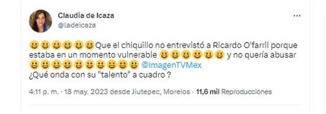 Claudia De Icaza Despotricó Contra Gustavo Adolfo Infante Por Negarle