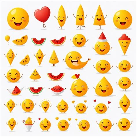Premium Vector A Collection Of Different Types Of Smiles Including A Smile And A Smile