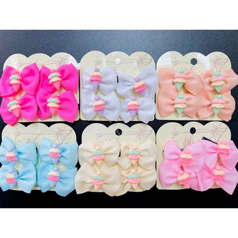 Laço Para Cabelo Infantil Kit 8 Bico Pato 55 Cm Shopee Brasil