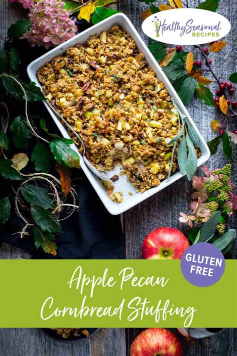 Cornbread Stuffing With Apples And Pecans With A Gluten Free Option