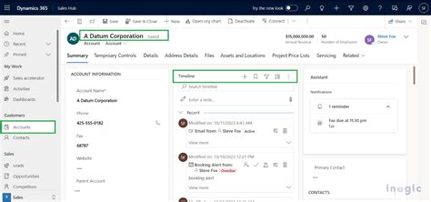 how to bookmark activities on the timeline in dynamics 365 crm power