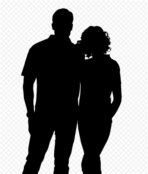 Silueta Humana Comportamiento Hombro Negro M De Pie Hombre