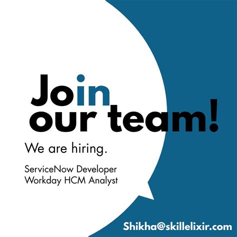 Skill Elixiredge On Linkedin Hiringalert Servicenowdeveloper