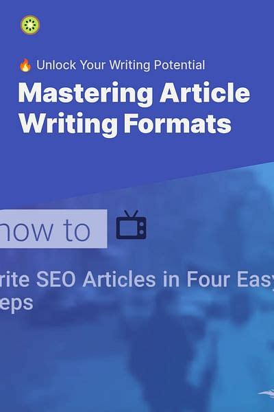 what are the article writing formats