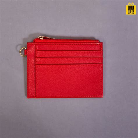 กระเป๋าใส่นามบัตรหนัง Pu สกรีนโลโก้ ทำของพรีเมี่ยมได้