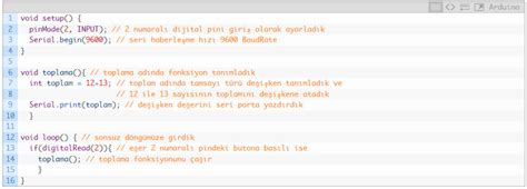 Arduino Fonksiyonlar Nas L Kullan L R Megep Mod Lleri