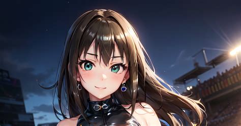 渋谷凛 しぶりんにえっちなエナメルレースクイーン衣装を着せてみた 紫苑🌠aiイラストのイラスト Pixiv