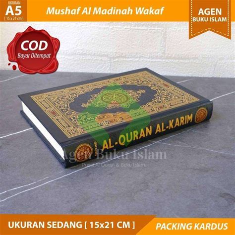 Promo Mushaf Al Madinah Edisi Wakaf A5 Al Quran Al Karim Non Terjemah