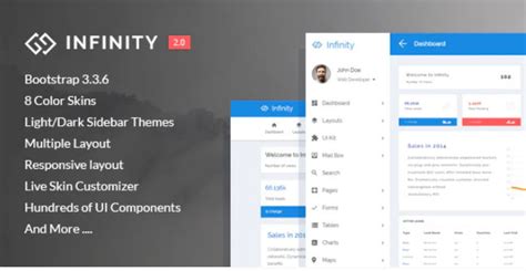 infinity responsive web app kit