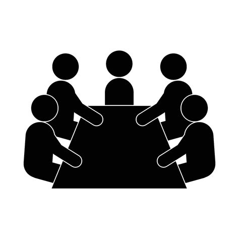 Meeting Icon Vector 39654400 Vector Art At Vecteezy