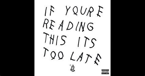 ‎if Youre Reading This Its Too Late Album By Drake Apple Music