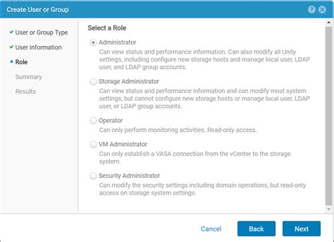Dell EMC Unity Family How To Configure User Access To Unisphere User Correctable Dell