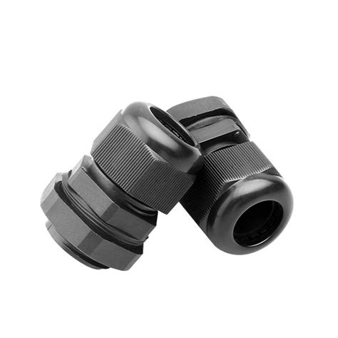 Npt14 Npt12 Npt38 Npt34 Cable Gland Black Nylon Waterproof Wire