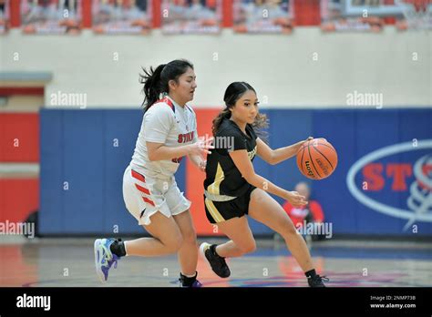 Usa Player Attempting To Drive Around An Opponent During A High School