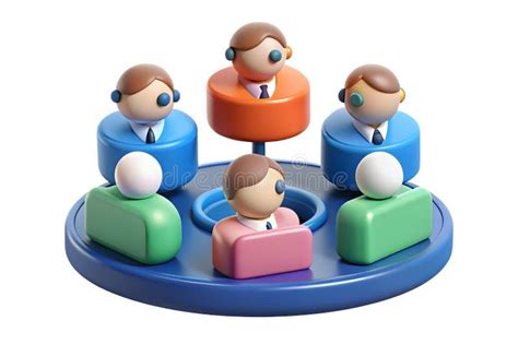 3d Ai Powered Remote Collaboration Concept As A Candid Capture Of A