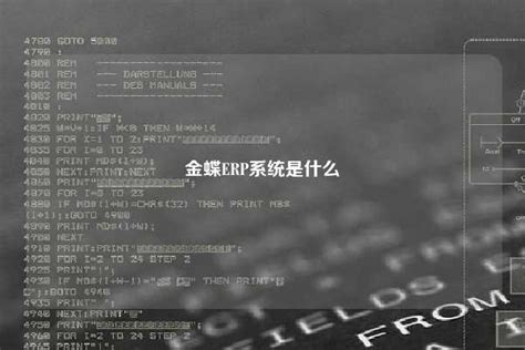 金蝶erp系统是什么 鲸选erp