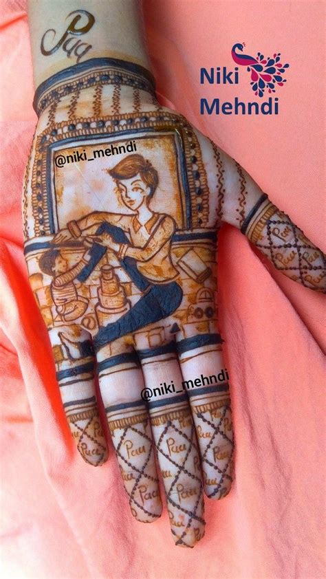 Niki Mehandi From Instagram Fatherlove Babyshower Henna Mehandi