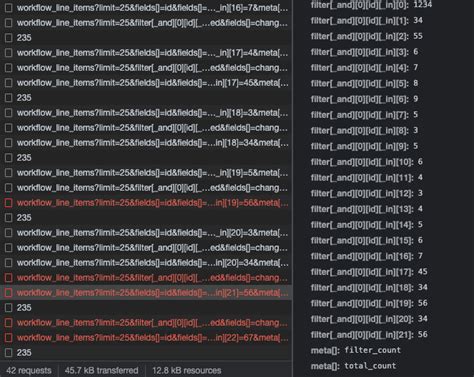 It Seems As Though The Maximum Number Of In Filter Parameters Is 20