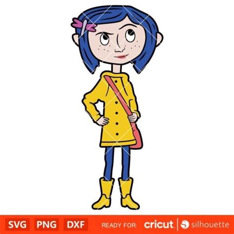 Coraline Svg Coraline Button Eyes Svg Halloween Svg Horror Svg
