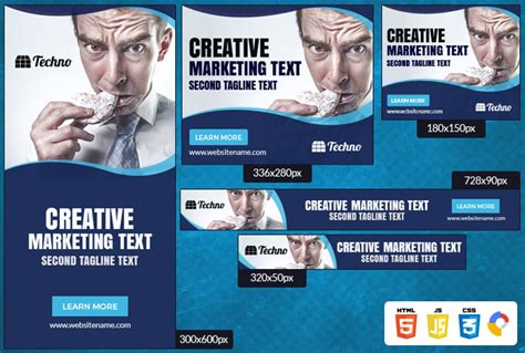 Create Html Banner Ads For Google Display Ads By Goaldsign Fiverr