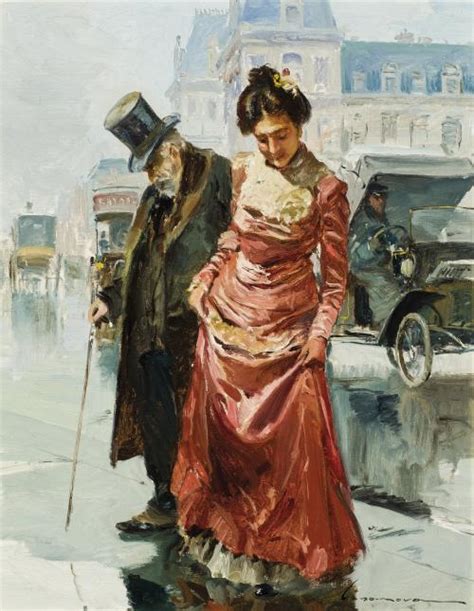 Jose Casanova Luján Strolling Through Paris