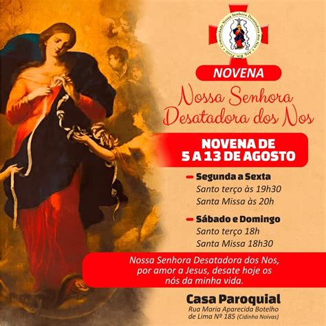 Novena Nossa Senhora Desatadora dos Nós Arquidiocese de Ribeirão Preto
