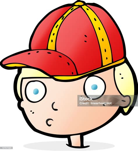 말풍선이 있는 호기심 많은 남자아이 입고 캡 그라데이션에 대한 스톡 벡터 아트 및 기타 이미지 그라데이션 낙서 드로잉 남자 Istock