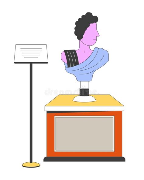 Bust Statue Drawing Stock Illustrations 1554 Bust Statue Drawing