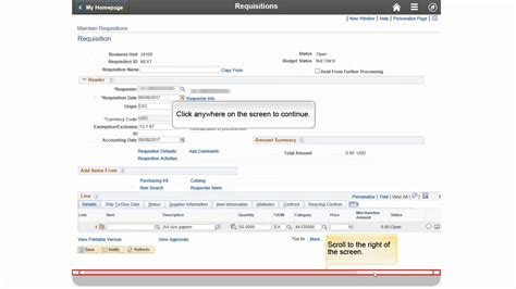 Create A Requisition Youtube