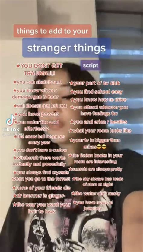 Stranger Things Shifting Script Template