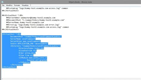 Installare Zend Framework Su XAMPP Windows Vetrine