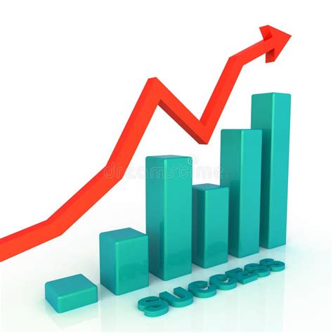 Business Graph With Success Stock Illustration Illustration Of Inflation Making 21132228