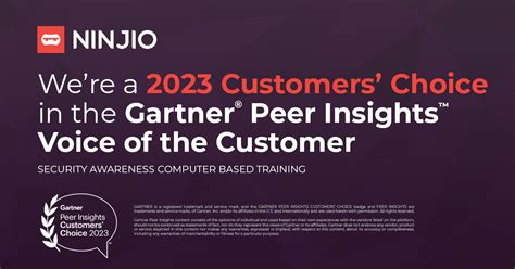 Ninjio Ranks Highly On Gartners Voice Of The Customer Report Ninjio
