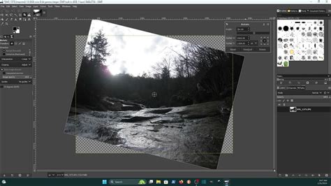Rotate An Image Using Gimp A Couple Of Different Examples Rotating