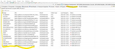 Import Content From AbapGit Repository Into The BT SAP Community