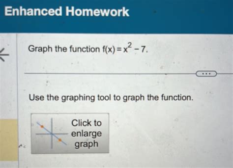 Enhanced Homework Graph The Function F X X Studyx