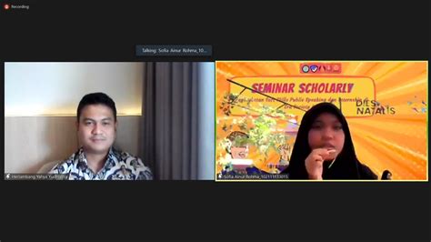 Simak Kiat Kiat Public Speaking Dan Internship Melalui Webinar